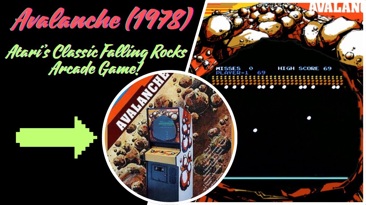 Avalanche - video game 1978 - YouTube