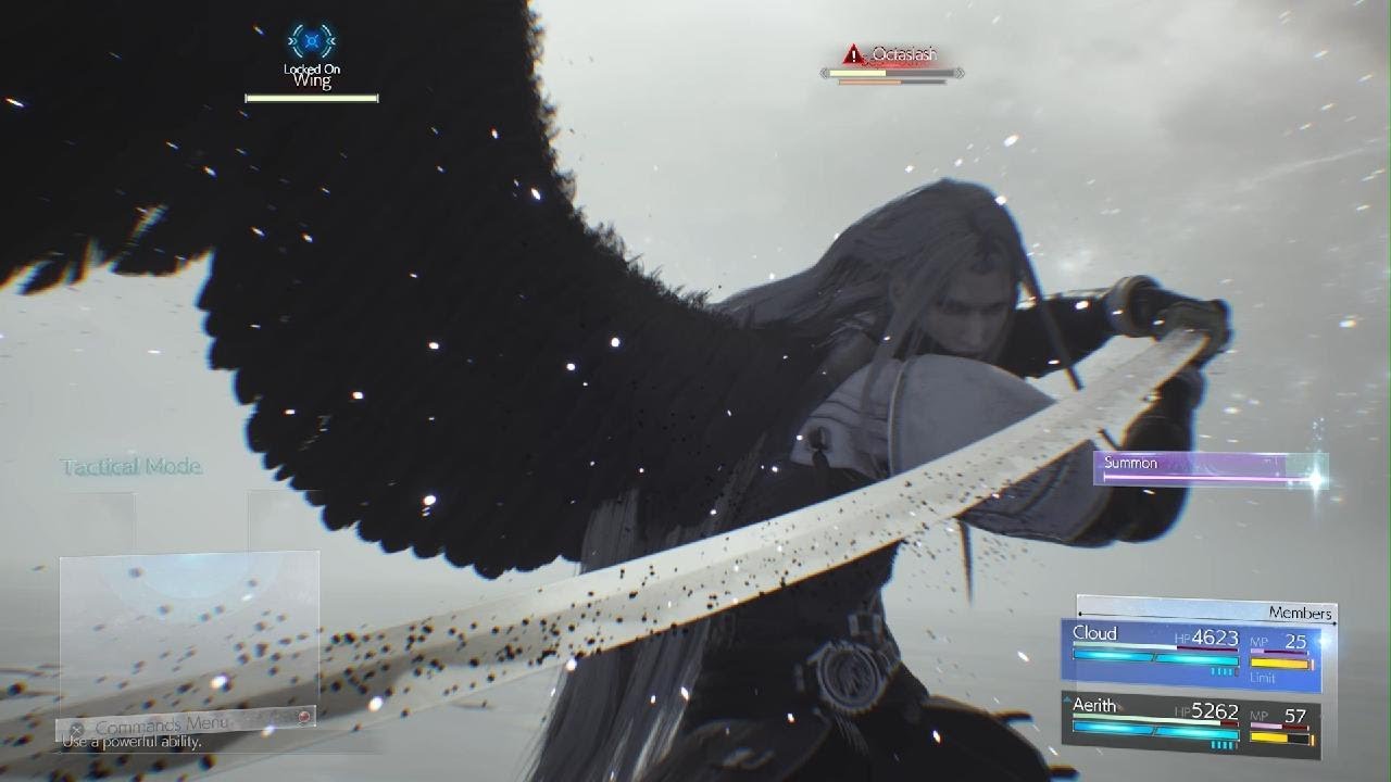 FINAL FANTASY VII REBIRTH: Sephiroth Boss Fight (Hard mode) - YouTube