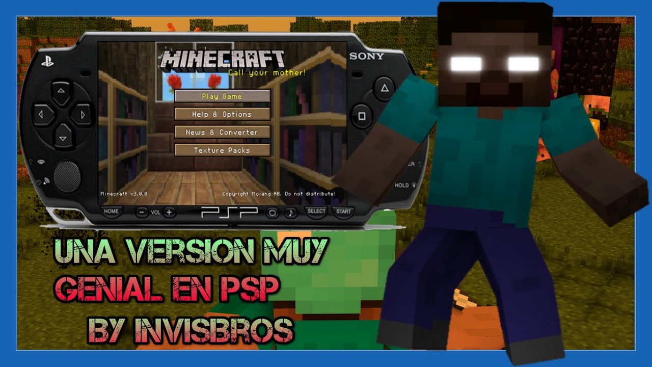 Minecraft PSP: Invisibros - YouTube