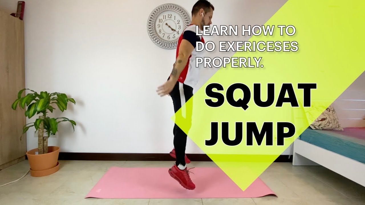 HOW TO DO SQUAT JUMPING (NO EQUIPMENT) | WORKOUT FOR BEGINNERS - YouTube