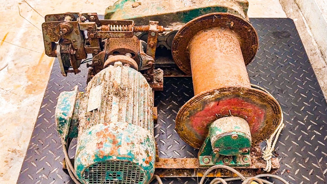 Precision Restoration Of Vintage Electric Hoists // Repair And Reuse ...