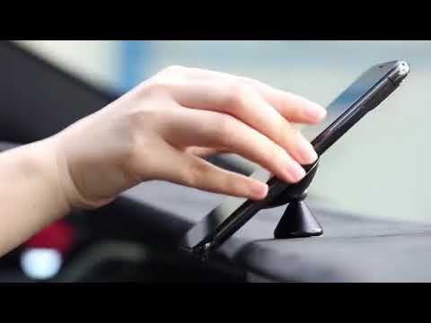 Support collant Téléphone voiture - YouTube
