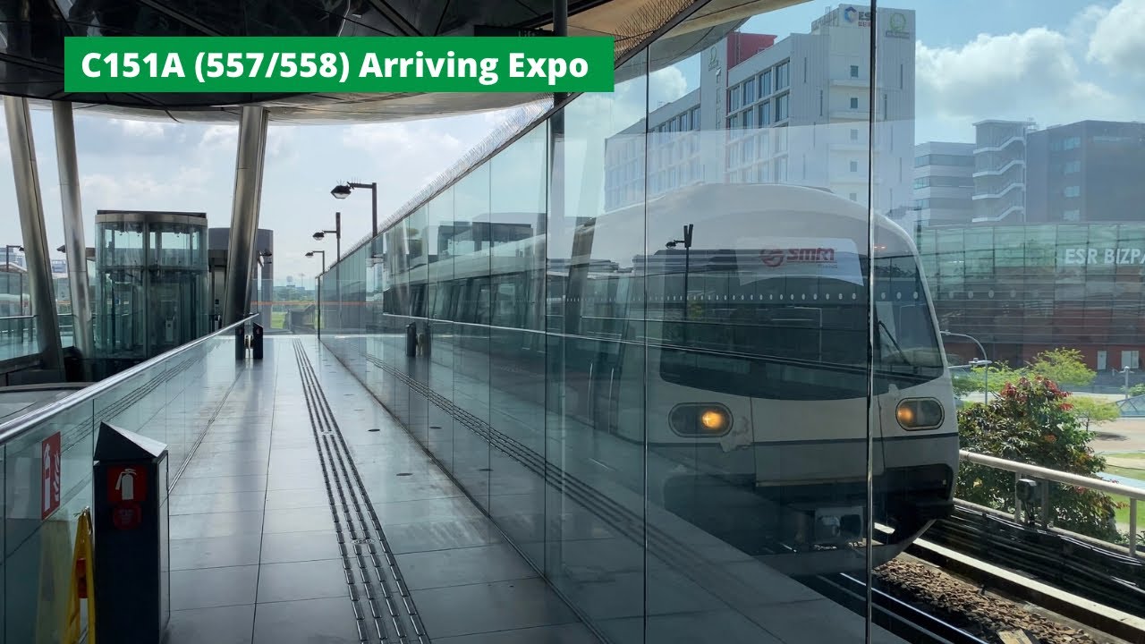 [New STL Logo][SMRT] C151A (557/558) arriving Expo - YouTube