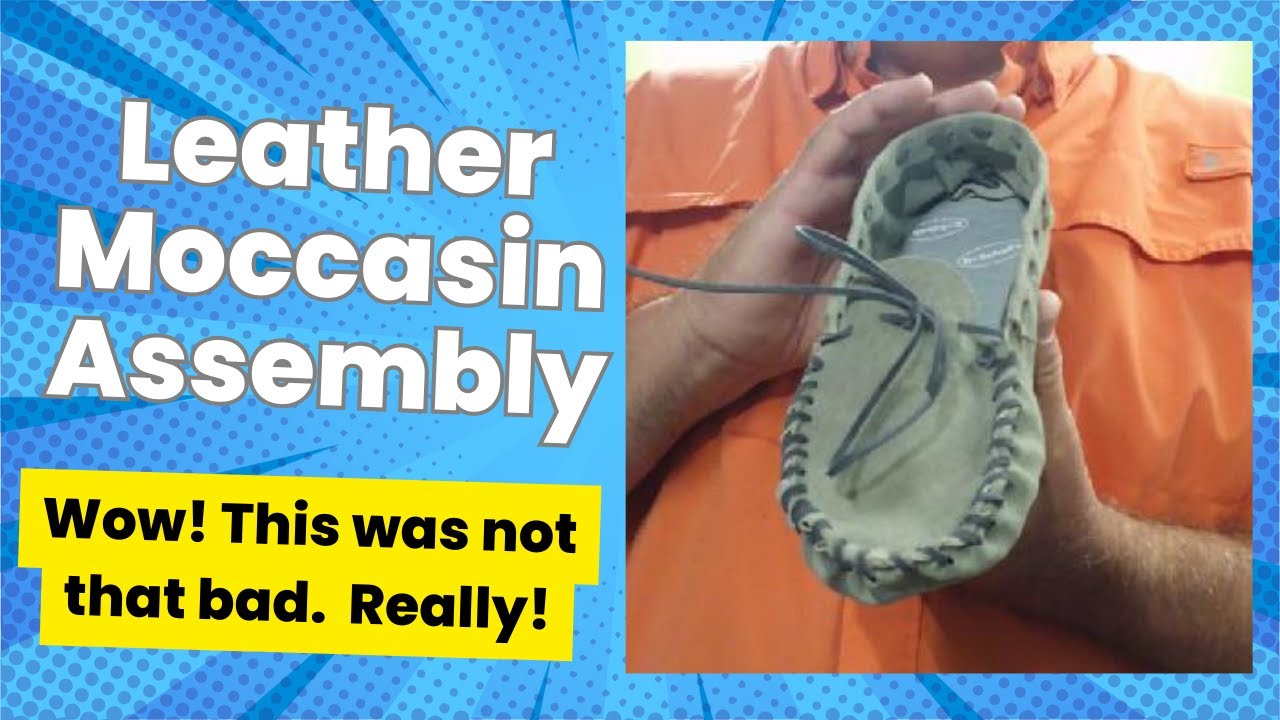 Leather Moccasin Assembly - YouTube