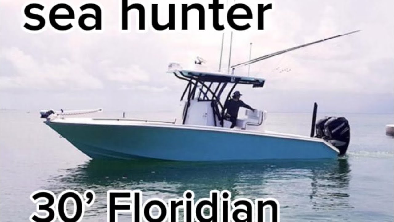 30’ SEA HUNTER FLORIDIAN WALK THROUGH. | FORT LAUDERDALE INTL BOAT SHOW ...