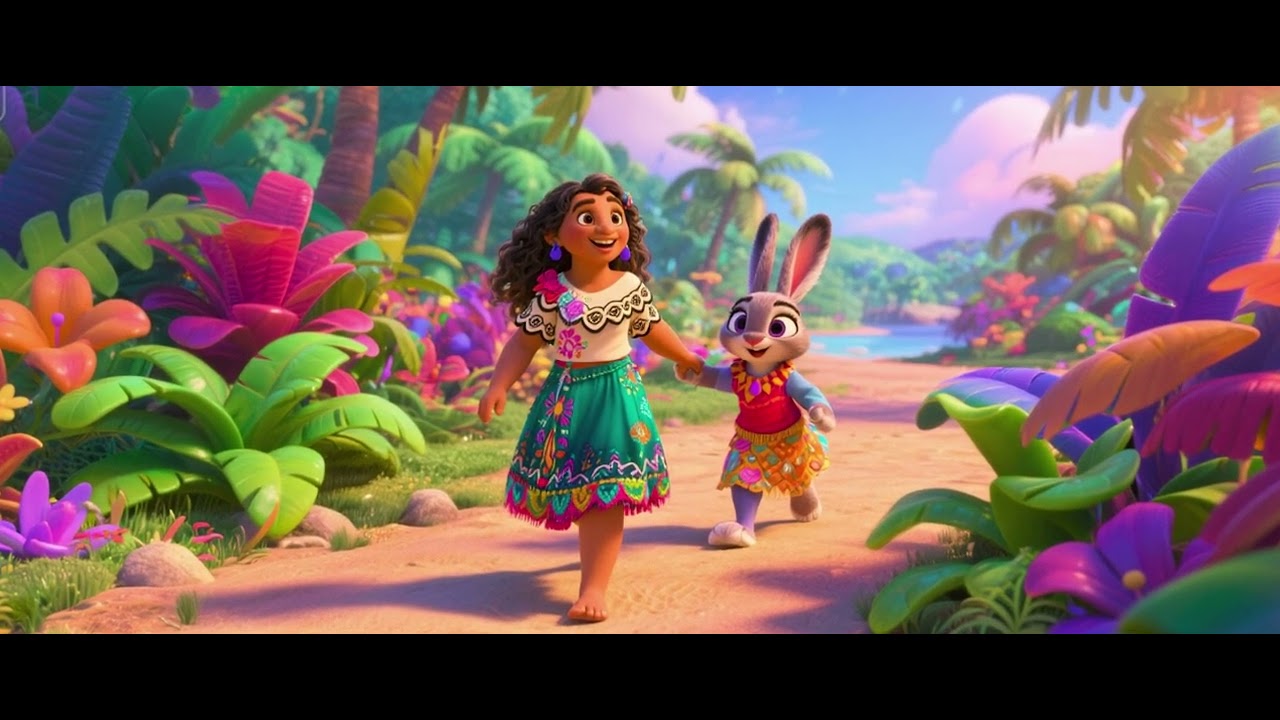 Moana, Bunny & the Journey of Joy 🌸🐰🌊 | A Magical Adventure of ...