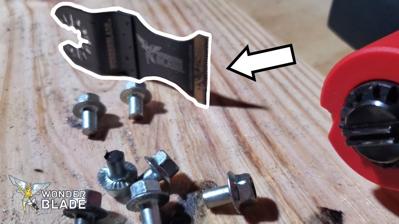 Best Oscillating Tool Blades for Cutting Metal? - WonderBlade™ - YouTube