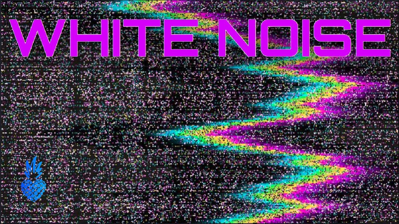 White Noise Static Sound (ASMR white noise) Dark screen. Relax, study ...