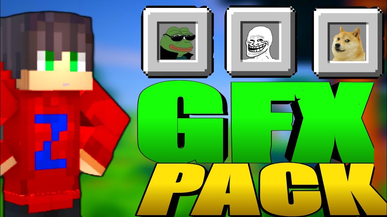 👀 Trending Meme Stickers GFX PACK🤩 For Your Minecraft Videos! - YouTube