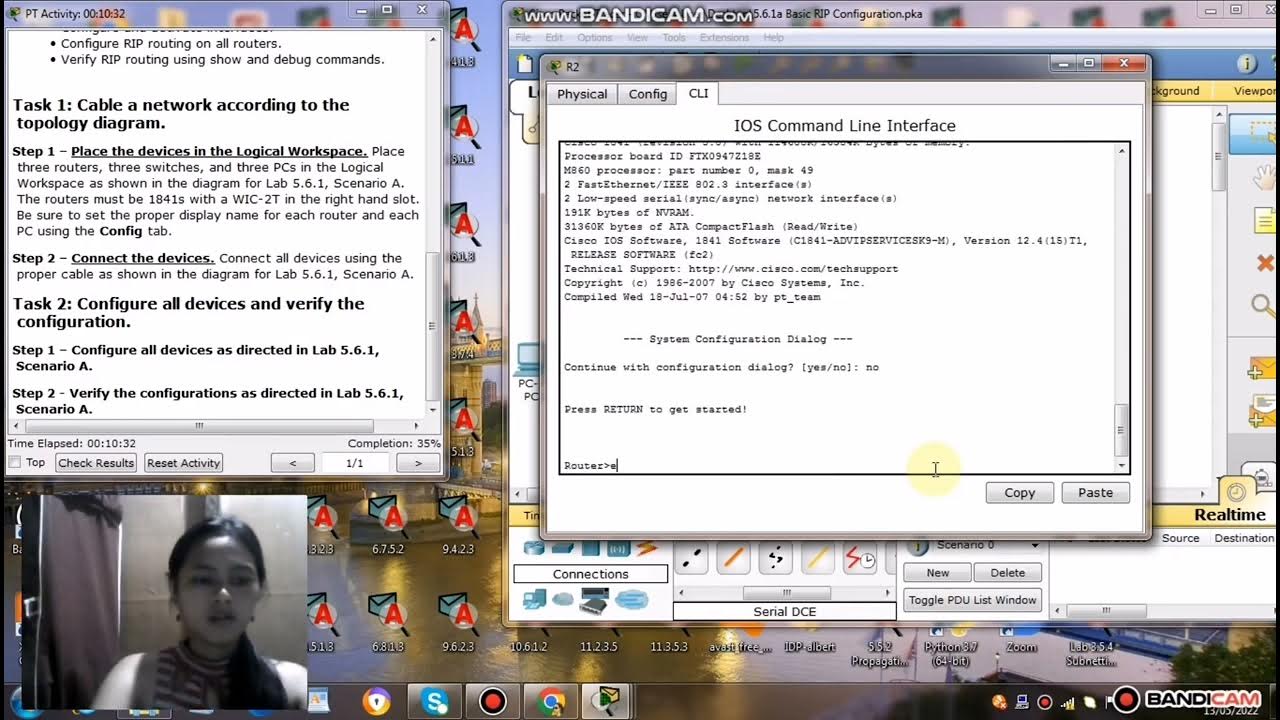 5.6.1a: Basic RIP Configuration - YouTube