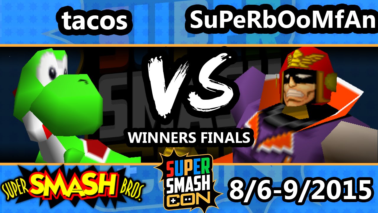 Super Smash Con - SuPeRbOoMfAn (Captain Falcon) Vs. tacos (Captain ...