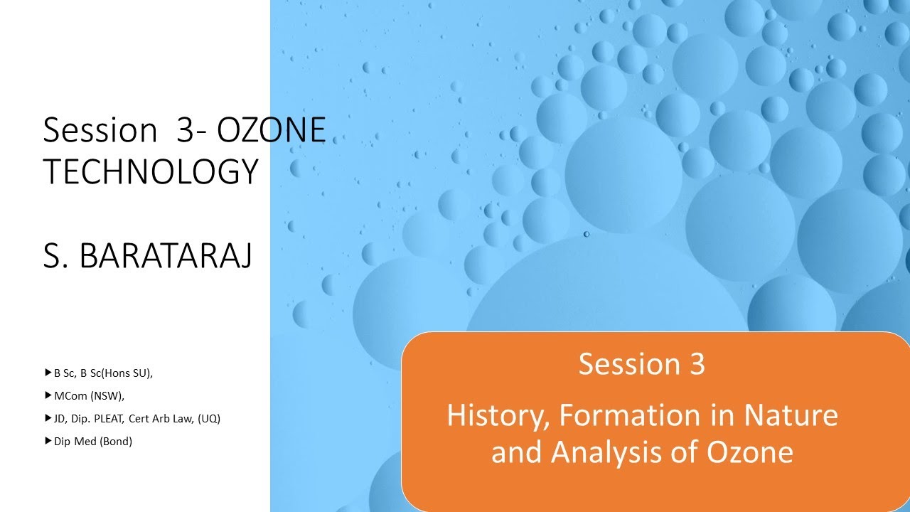 COURSE IN OZONE TECHNOLOGY PREVIEW - YouTube