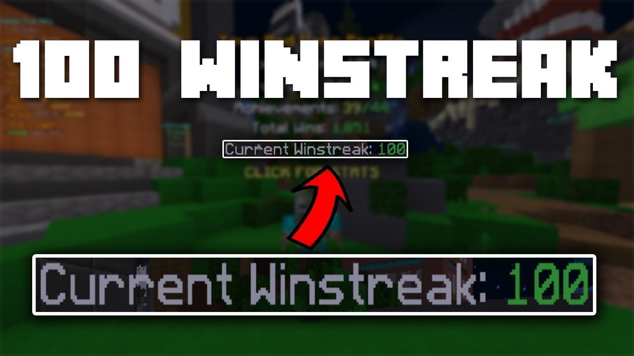 BEDWARS 100 WINSTREAK - YouTube