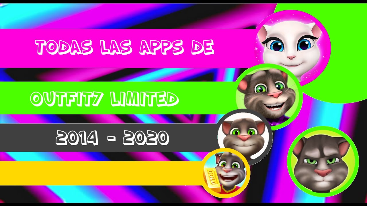 🔥🔥Todas Las Apps De Outfit7 Limited 😜😆 - YouTube