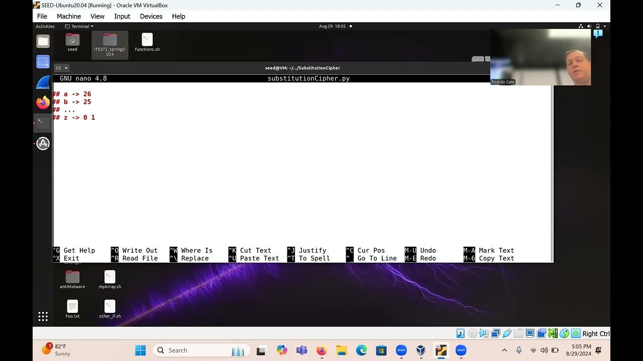 Substitution Cipher in Python - YouTube