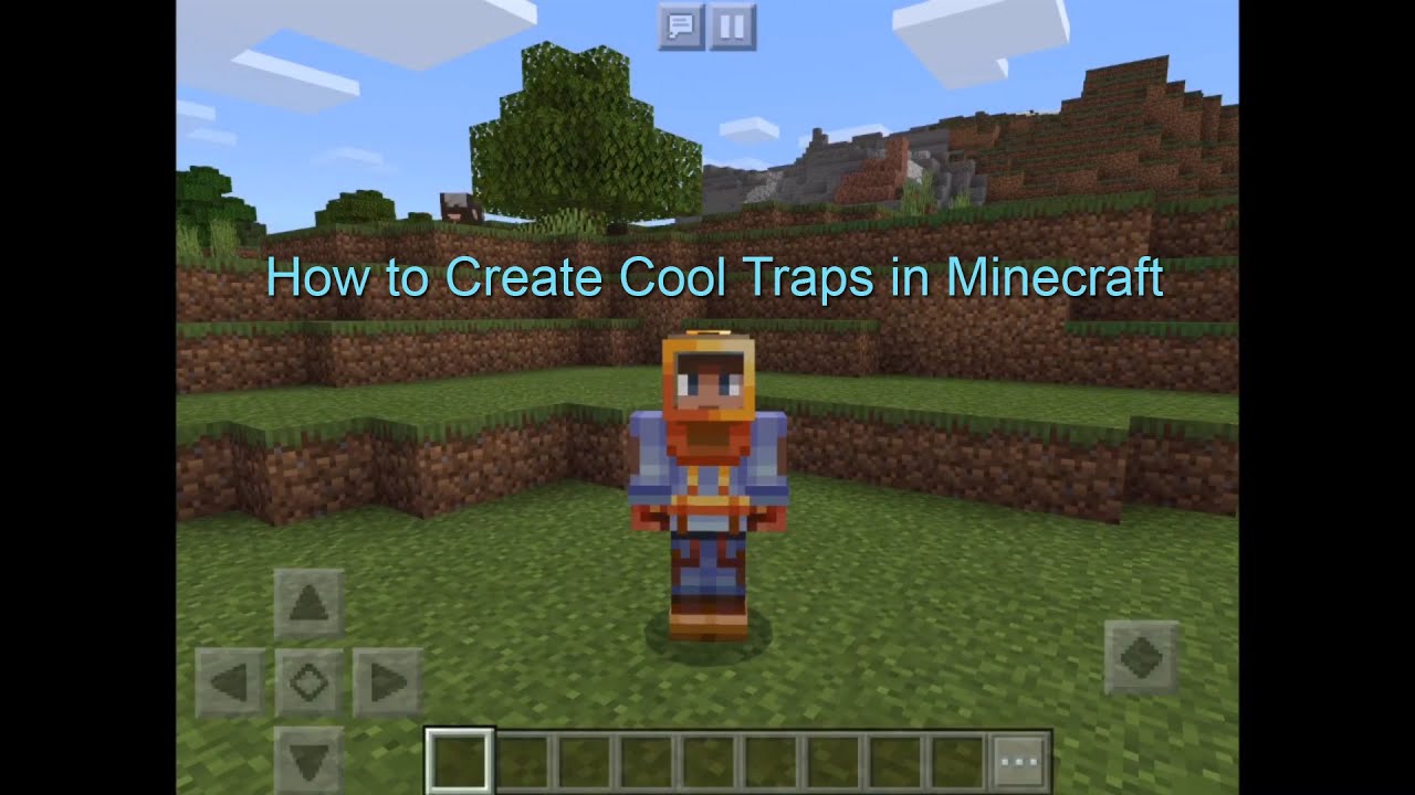 How to Make Cool Traps in Minecraft PE - YouTube