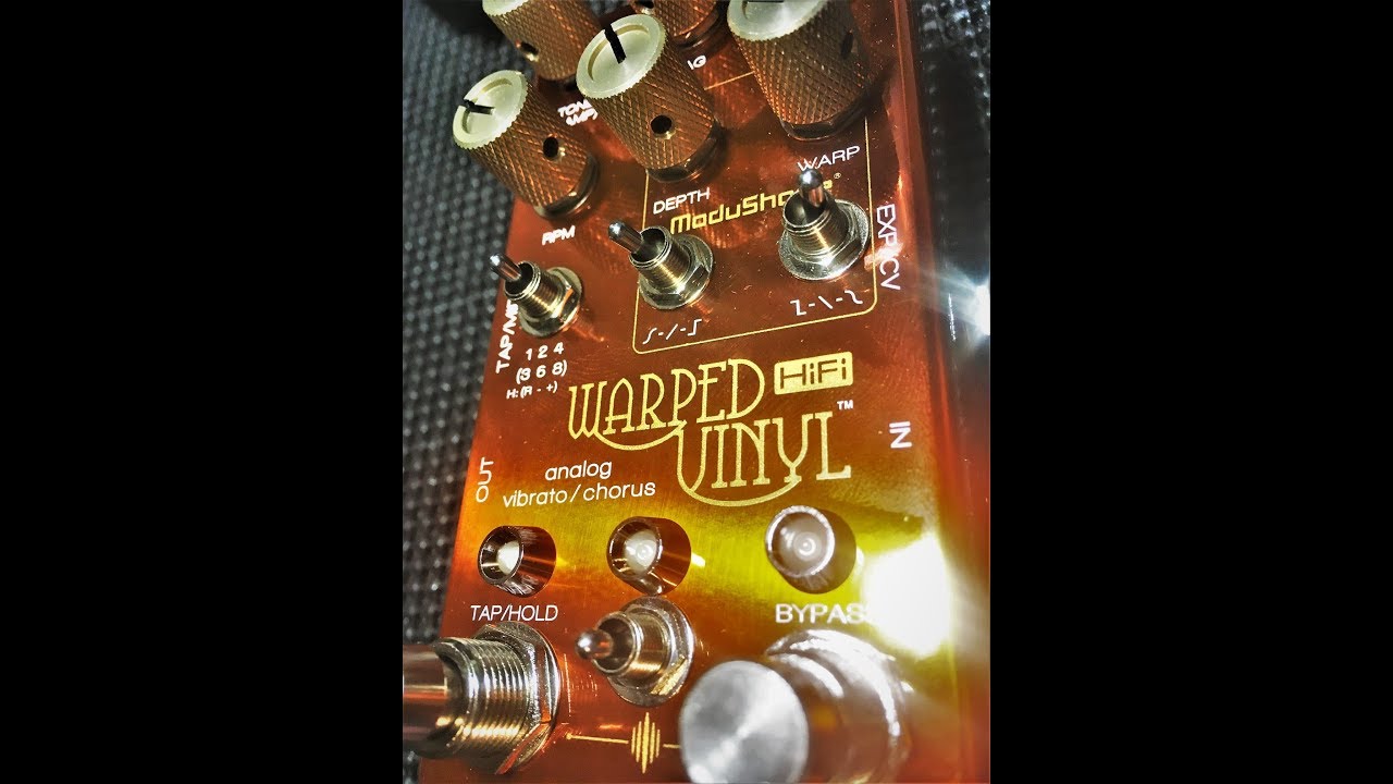 Chase Bliss Warped Vinyl Hifi - Knob Twiddling Demo - YouTube
