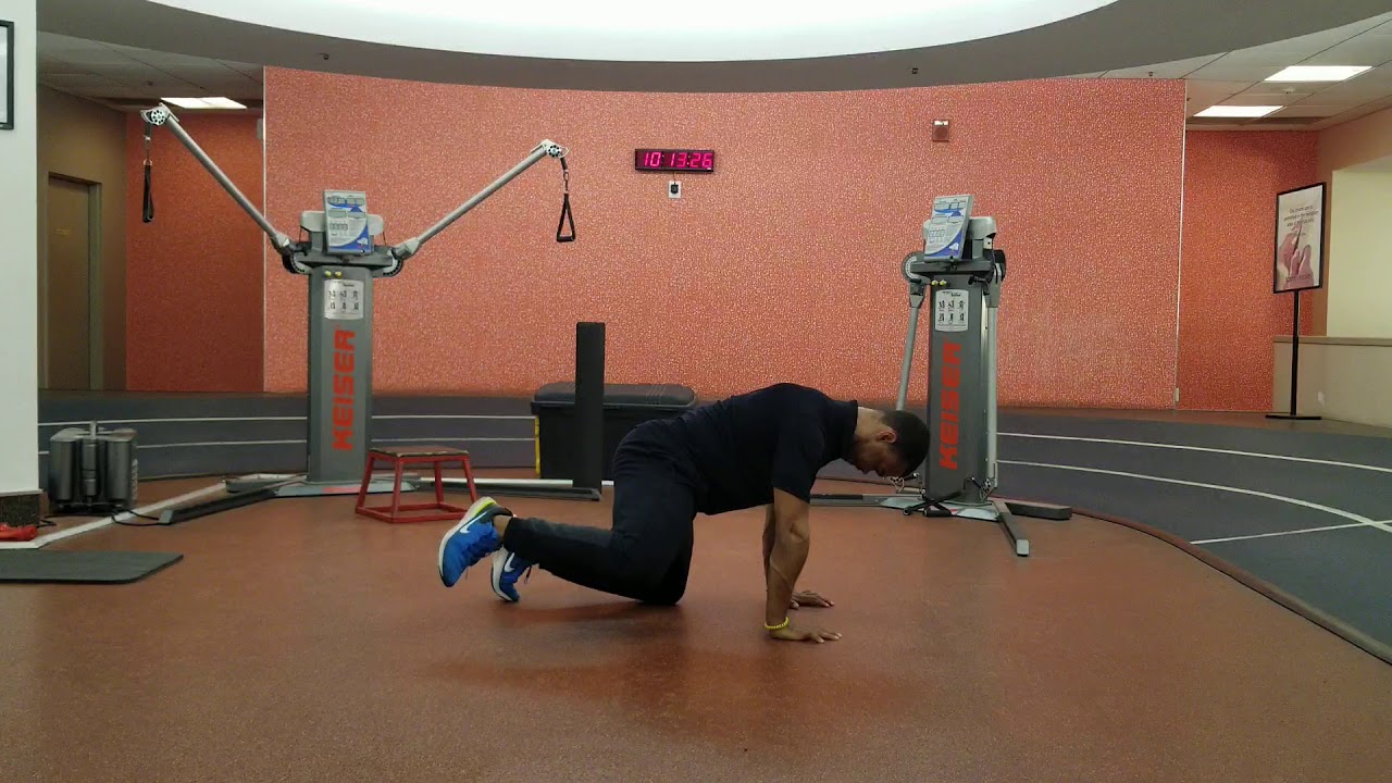 Kneeling Hip Abduction + Circles - YouTube