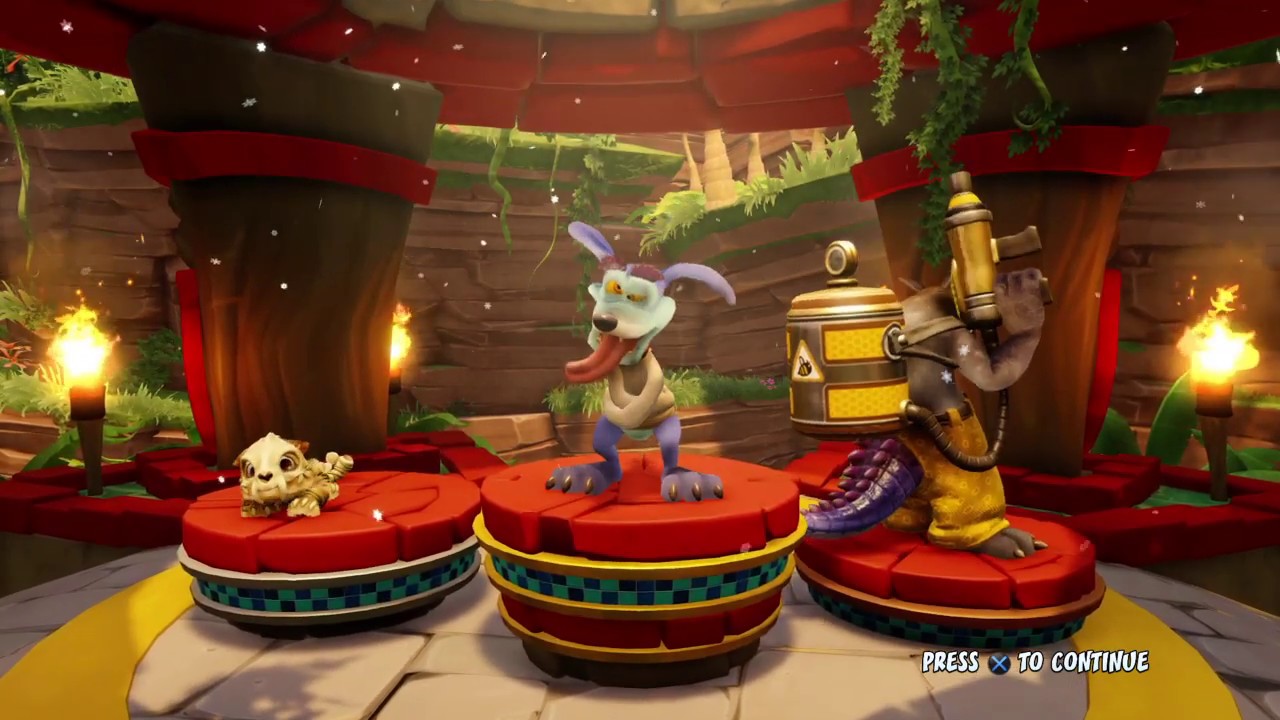 Ripper Roo Winning Podium Animation - (Crash Nitro Fueled) - YouTube