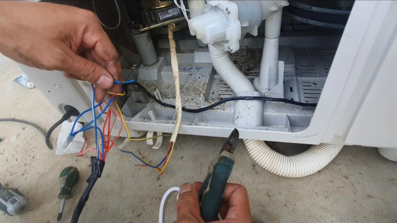 Mesin Basuh Manual Tak Boleh Spin | Tukar Motor Spin | Panasonic - YouTube