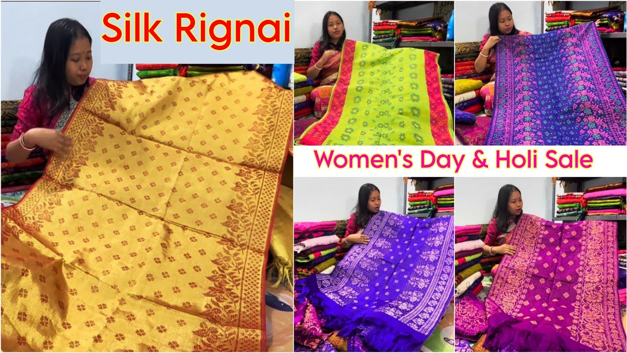 Women's Day Rignai Offer / Silk Rignai Available / Blouse-Rignai Set ...