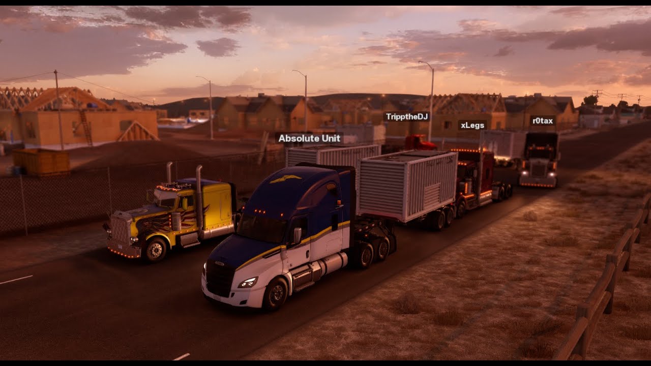 American Truck Simulator (ATS) - Convoy Beta - Peterbuilt - YouTube