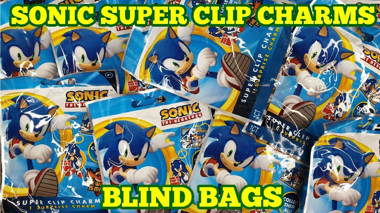 Sonic the hedgehog super clip charms surprise bags - YouTube
