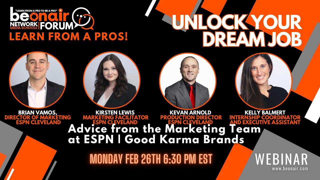 Unlock Your Dream Job with Advice from the Marketing Team at ESPN - YouTube