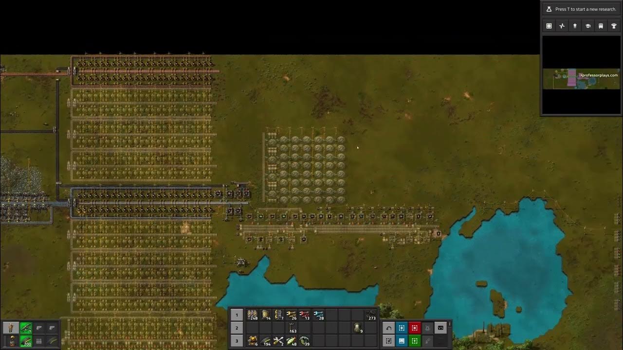 Factorio Ribbon World ep1 Mini Mall and Red & Green Science - YouTube