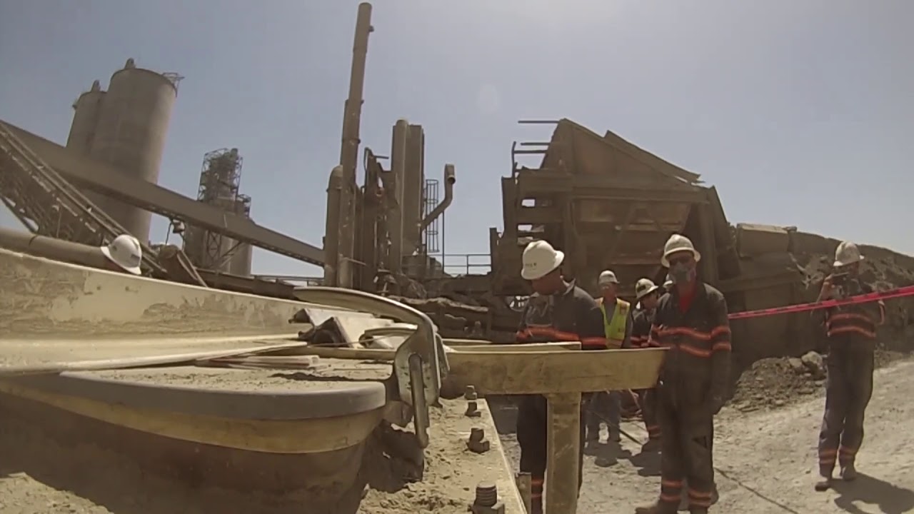 clinker conveyor install - YouTube