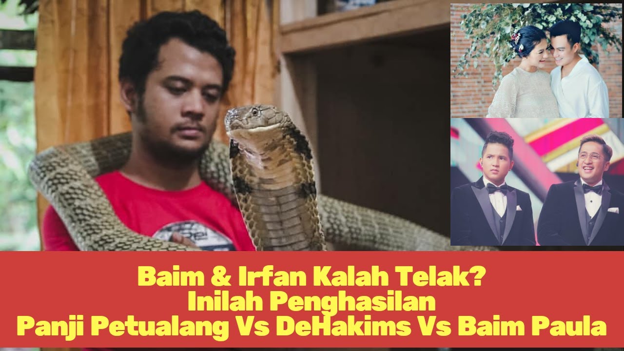 Baim Paula dan Irfan Hakim Kalah Telak? Ini Penghasilan Panji Petualang ...
