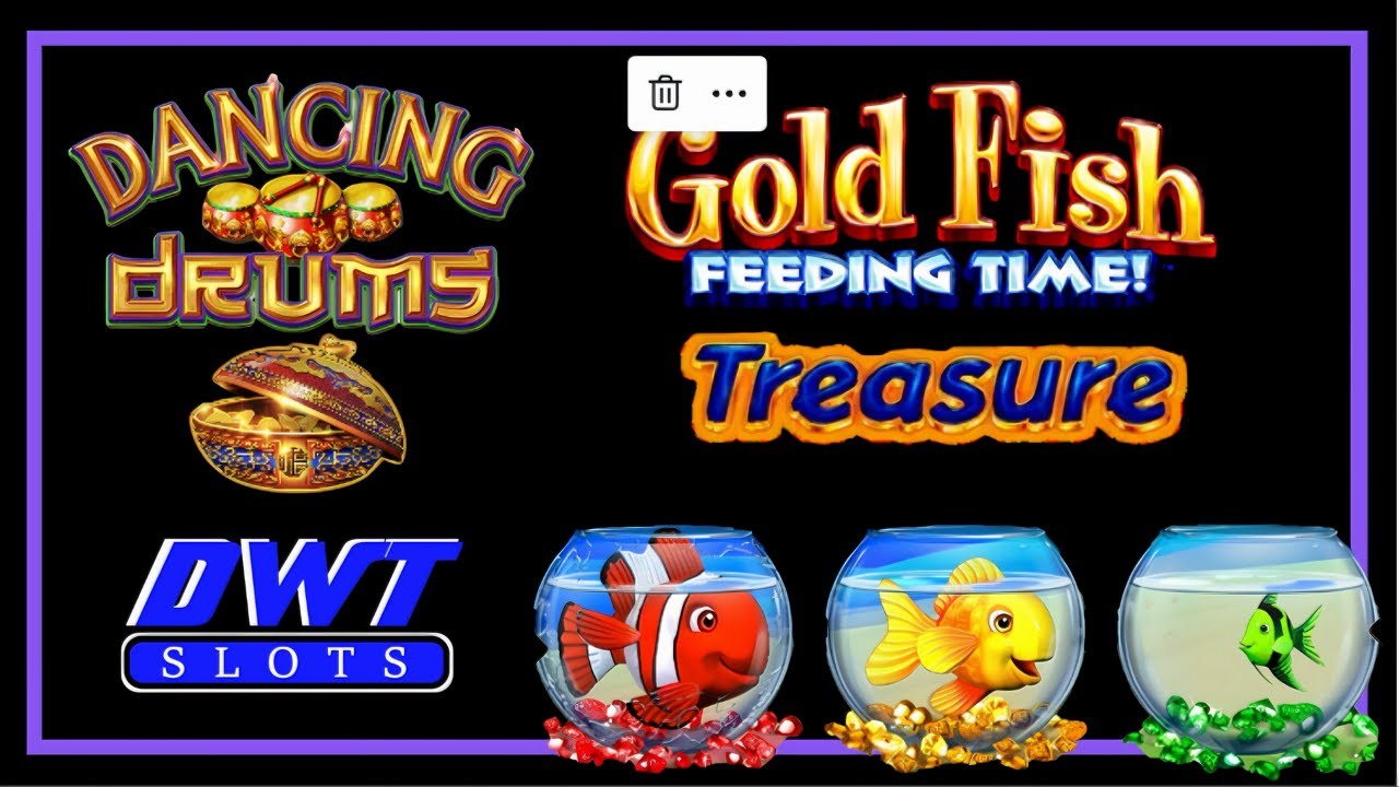 Dancing🥁 Drums by Scientific Games & Goldfish🐟 Feeding Time treasure by ...