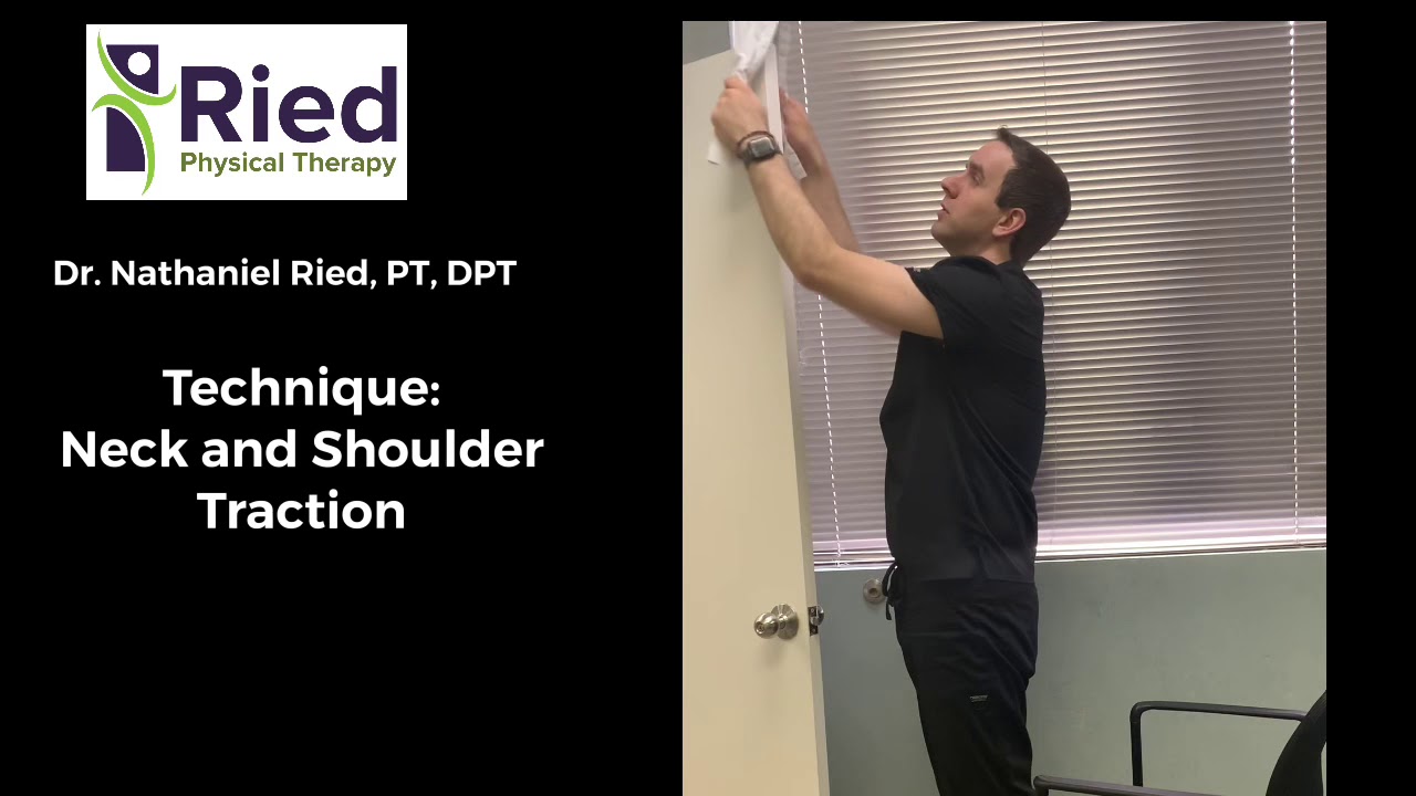 Neck and Shoulder Traction - YouTube