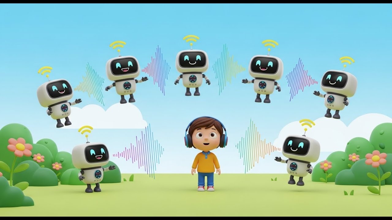 Counting Robots Marching Along | Best Kids’ Rhymes and Songs - YouTube