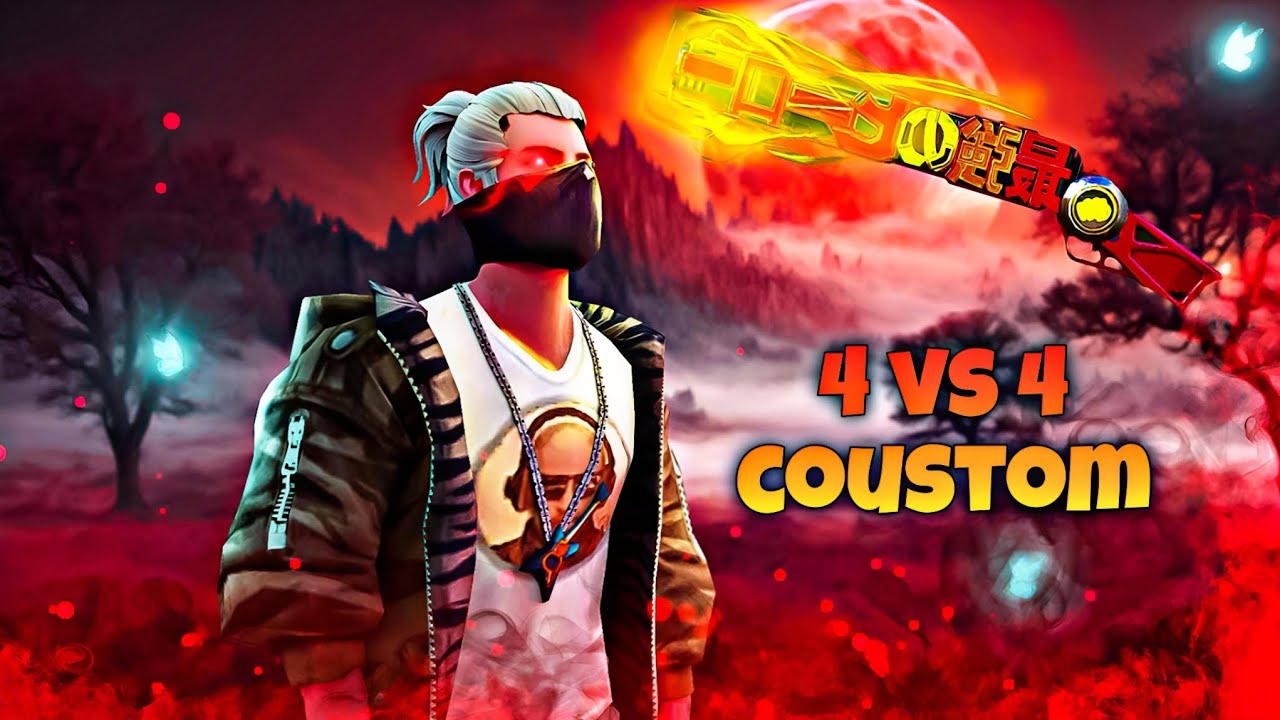 4v4 custom matches Free Fire - YouTube