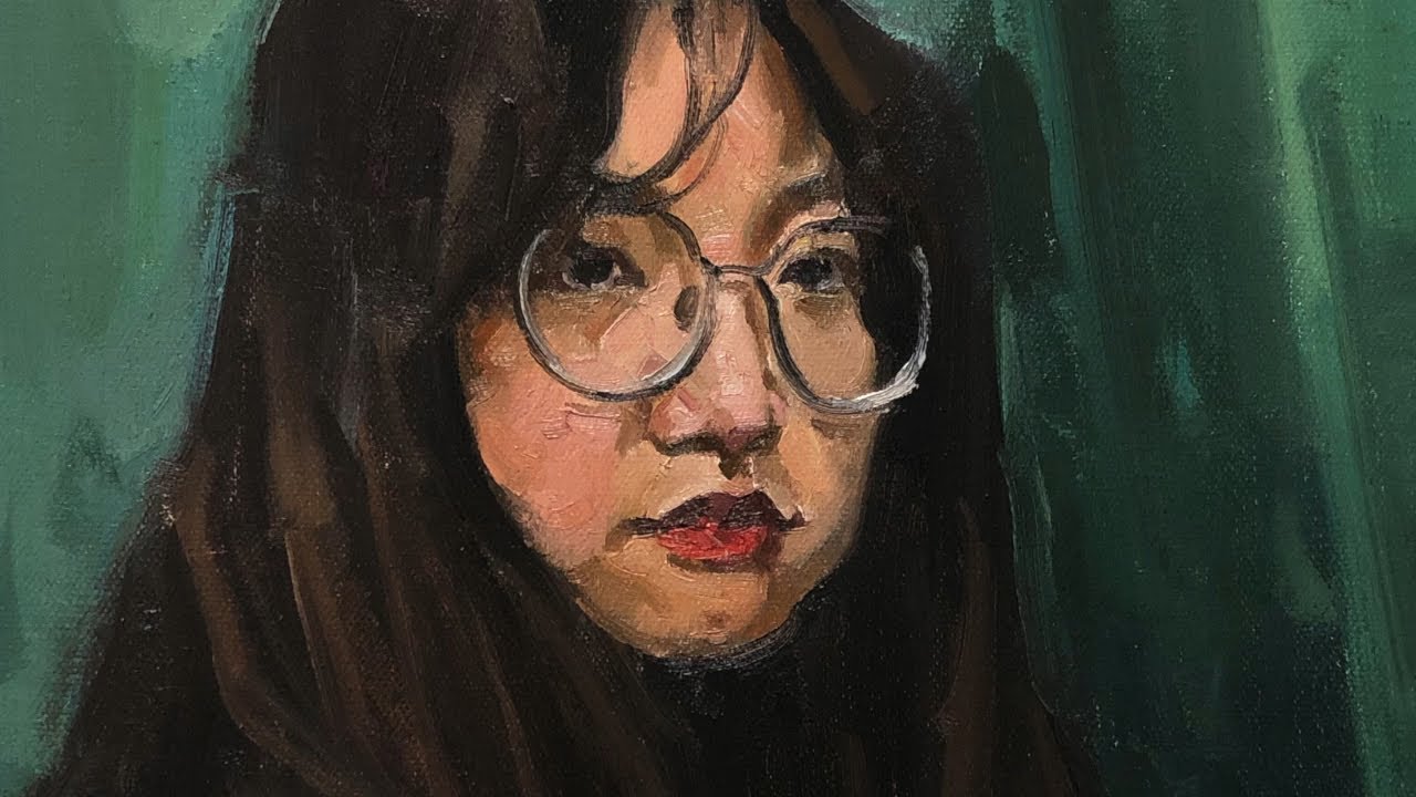 Oil Portrait Painting Process - YouTube