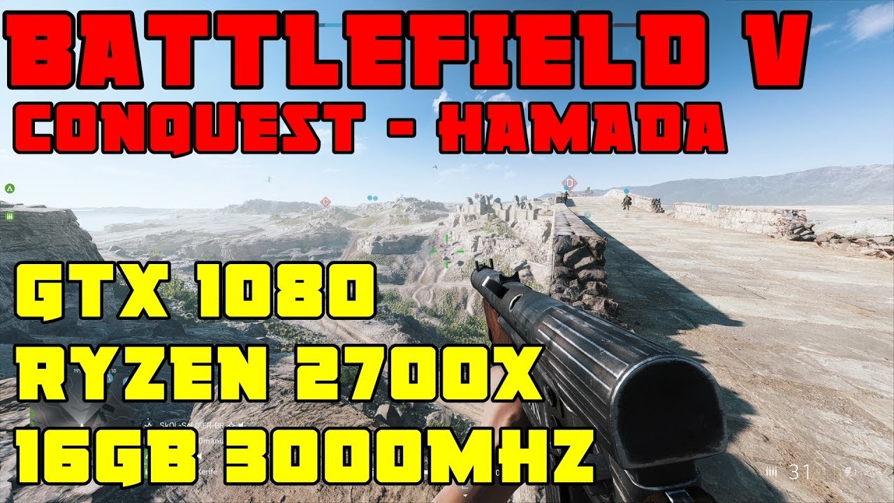 Battlefield V FINAL - Hamada Conquest ULTRA GTX 1080, Ryzen R7 2700x ...