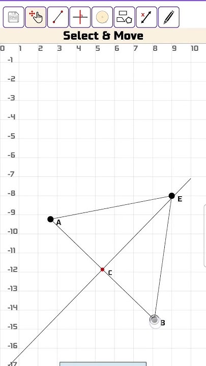 Geometry drawer : how to draw An isosceles triangle - YouTube