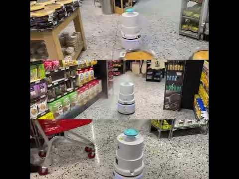 EN-Digital mini disinfection robot- South Africa-supermarket -multi-robot scheduling function ...