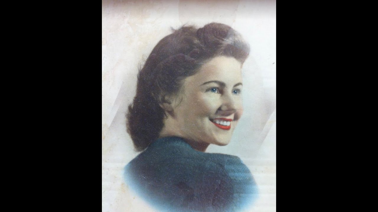 Dessie Winter Allison nee Ellison, 1967 Farewell Address, Pisgah ...