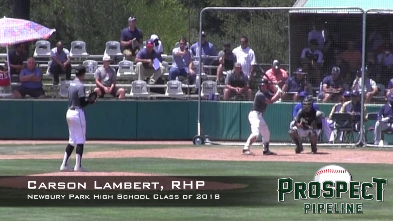 Carson Lambert Prospect Video, RHP, Newbury Park High School Class of ...