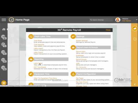 hh2 Remote Payroll: Labor Detail Added Feature: Shift Select Jobs