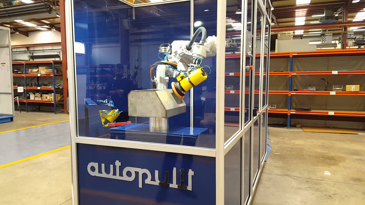 Robot finishing enclosures - YouTube