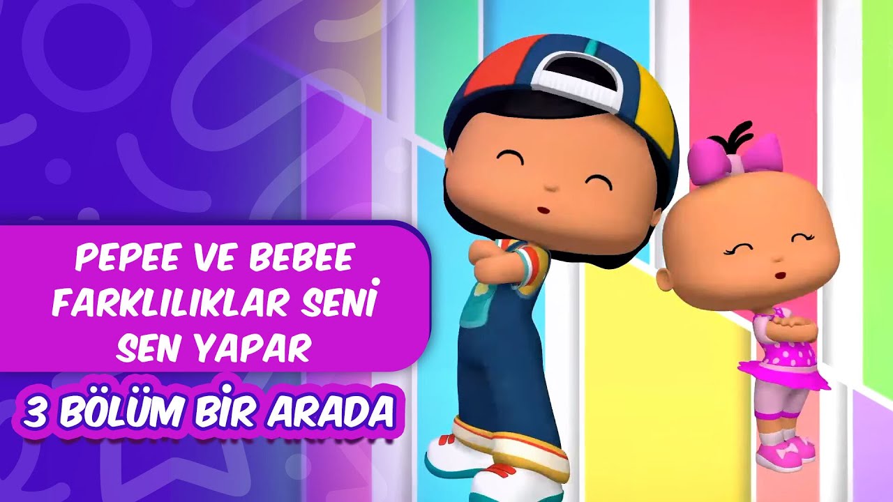 Pepee ve Bebee Farklılıklar Seni Sen Yapar 👯 Pepee Leliko ve Pisi İle 3 Bölüm Bir Arada ...