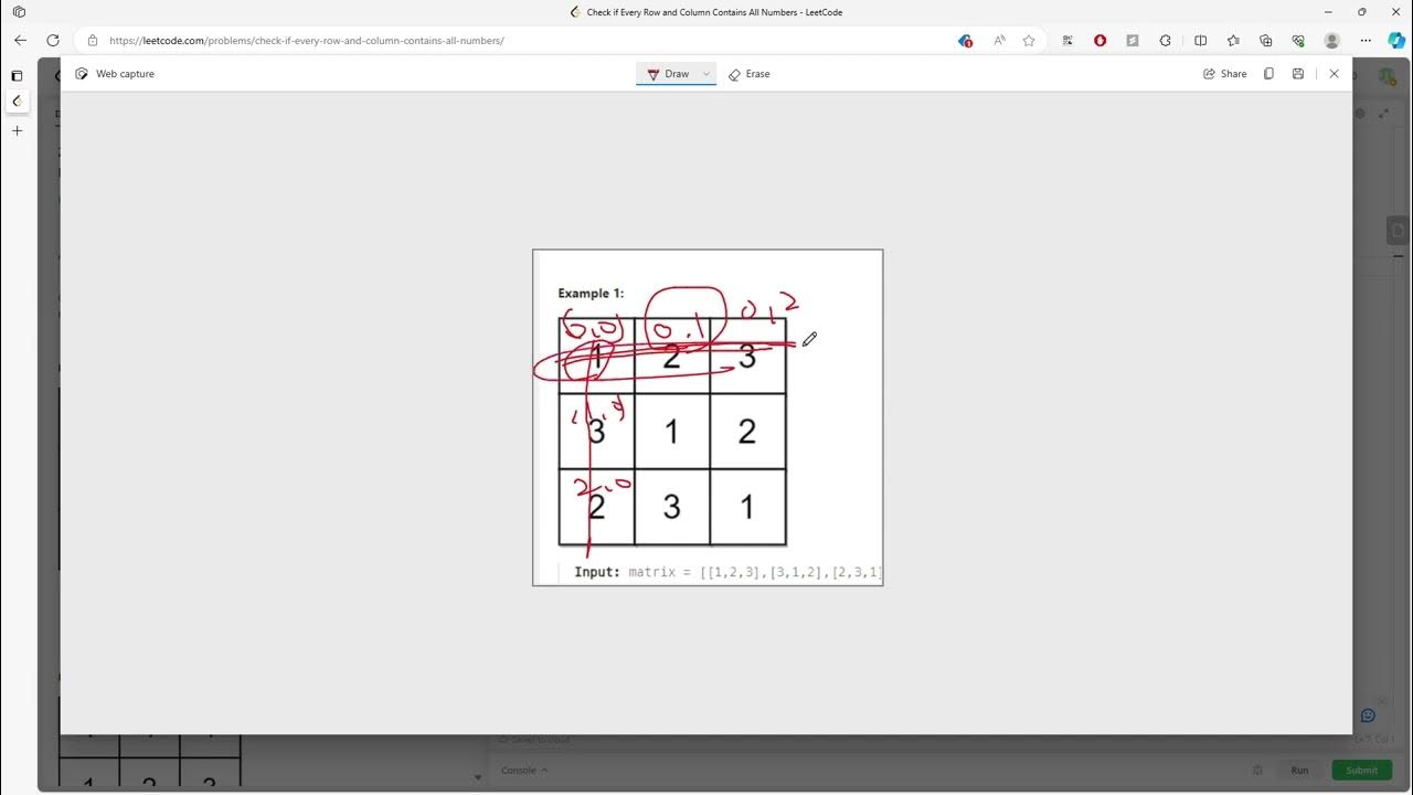 LeetCode 2133 | Check if Every Row and Column Contains All Numbers | HashSet | Java - YouTube