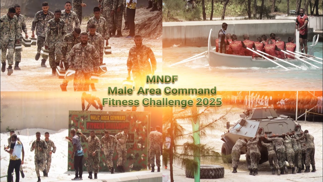 MNDF Male' Area Command Fitness Challenge 2025 _ Elite Marines - YouTube
