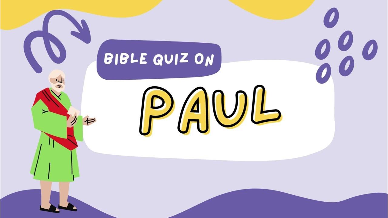 Bible trivia quiz on Paul - YouTube