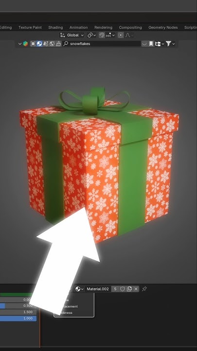 Blender Advent Calender Day 1 | Create a Gift Box 💯 #blender #b3d #blender3d - YouTube