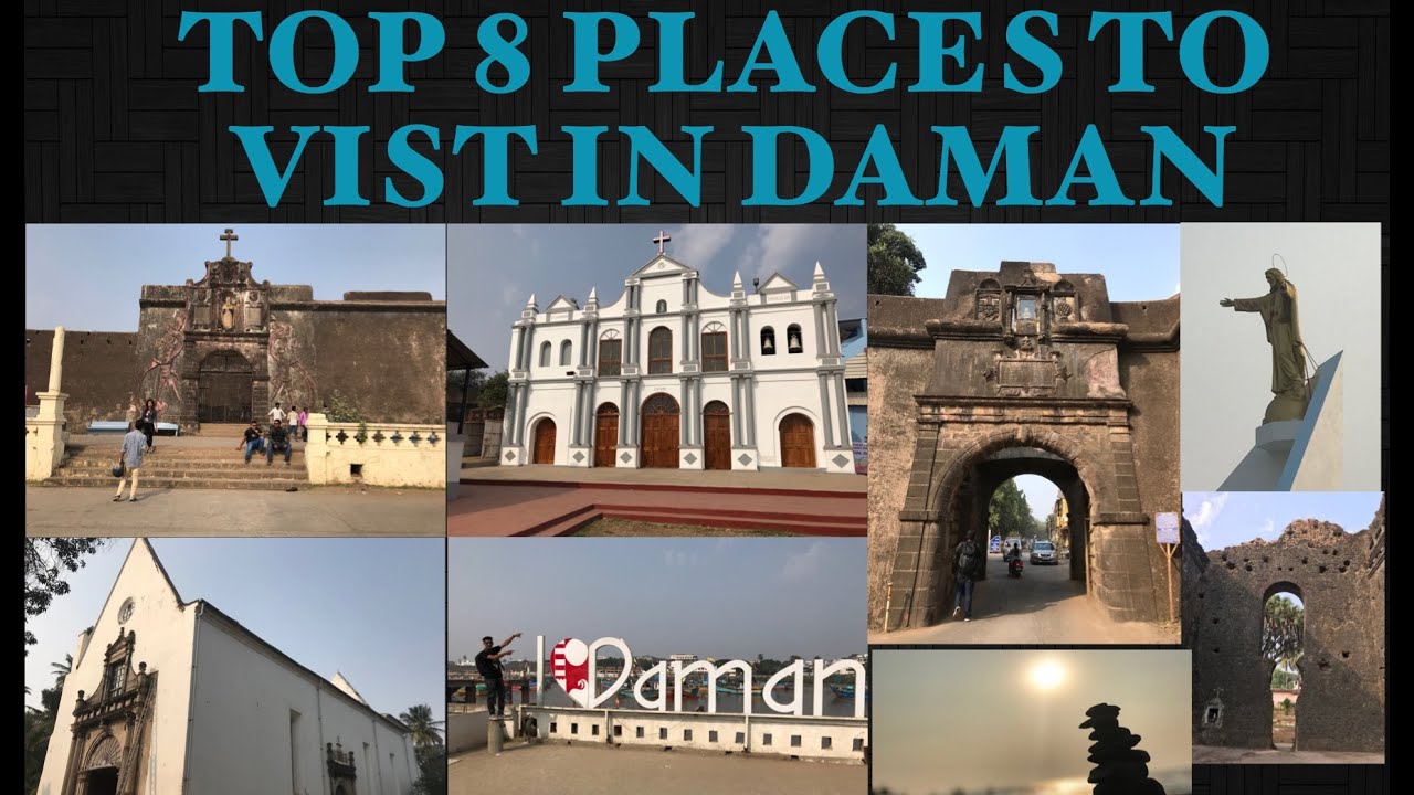 Top 8 Place To Visit In Daman - YouTube
