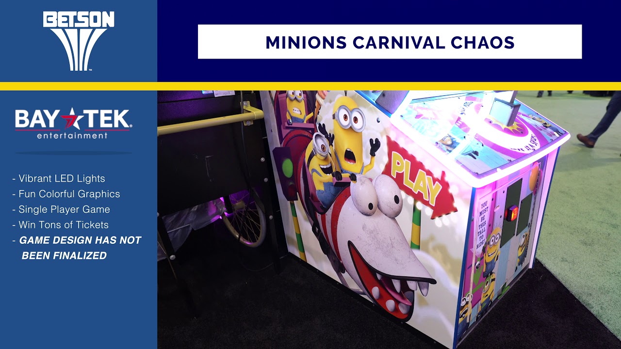 Bay Tek Entertainment: Minion Carnival Chaos - YouTube